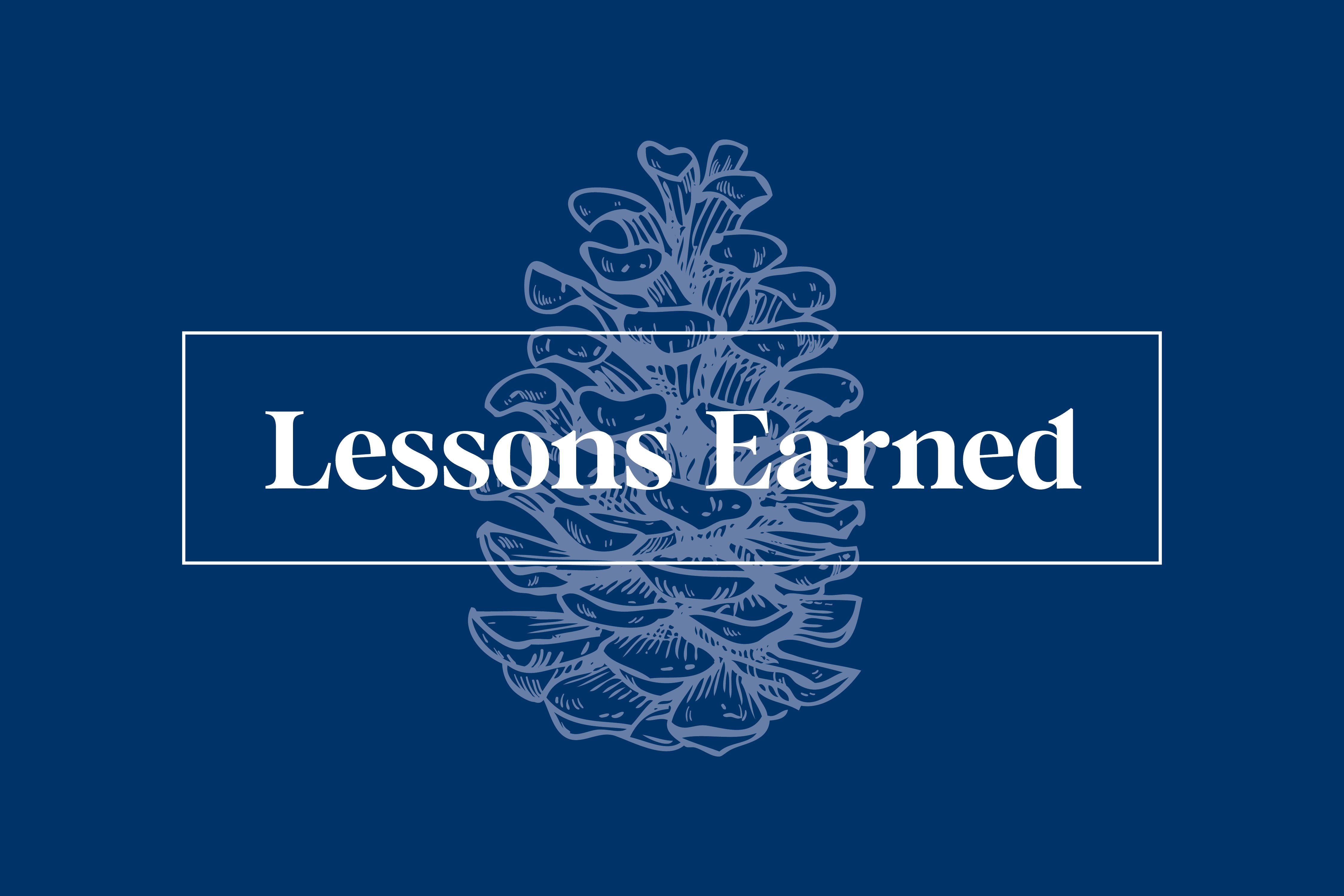 Lessons Earned: Keep Your Focus